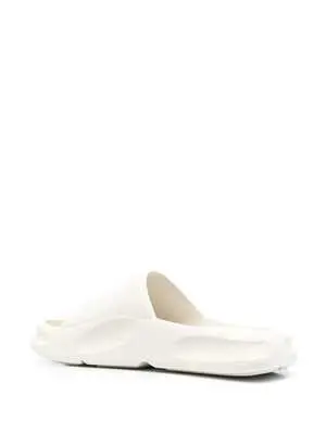 Heron Preston Square-toe Sliders - White