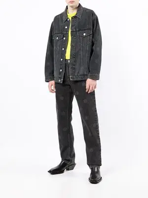 Martine Rose Logo-print Denim Jacket