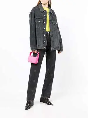 Martine Rose Logo-print Denim Jacket