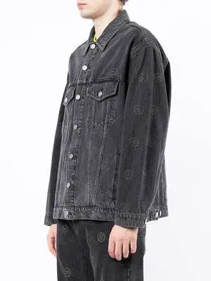 Martine Rose Logo-print Denim Jacket