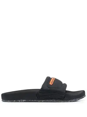 Heron Preston Logo Patch Slides - Black