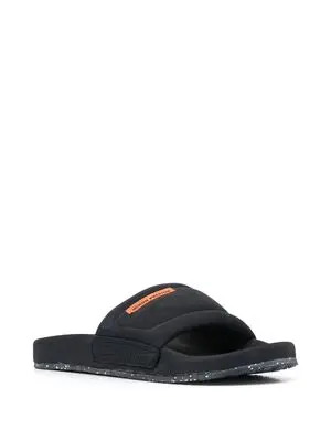 Heron Preston Logo Patch Slides - Black