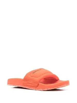 Heron Preston Logo-patch Slides - Orange