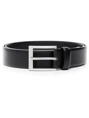 BOSS Buckle-fastening Leather Belt - Black