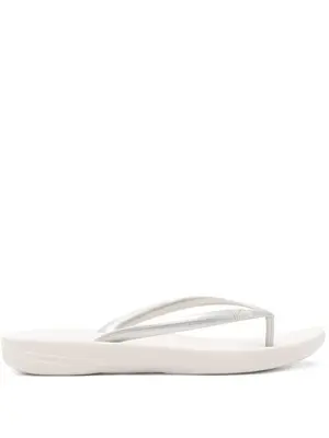 Fitflop Wedge Flip Flops Grey