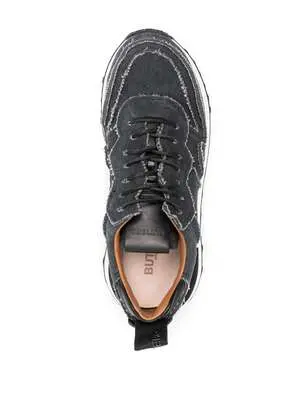 BUTTERO® Panelled Low-top Sneakers - Grey