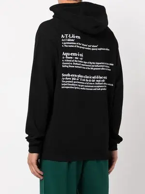 PLEASURES Graphic-print Oversized Hoodie