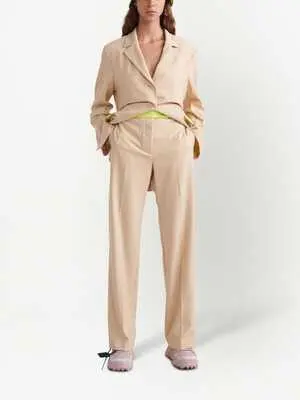 Off-White Active Straight-leg Tailored Trousers - Neutrals