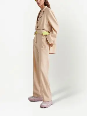 Off-White Active Straight-leg Tailored Trousers - Neutrals
