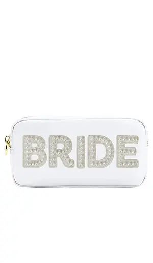 Stoney Clover Lane Bride Small Pouch - Blanc