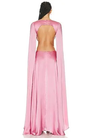 Cult Gaia Jasmin Gown In Pink