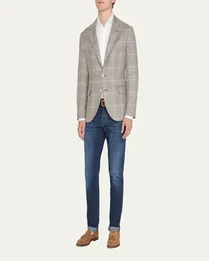 Brunello Cucinelli 5-pocket Denim Jeans - Dark Wash Denim
