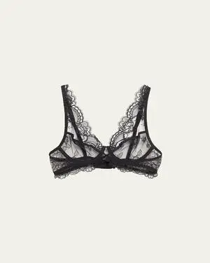 Lise Charmel Sublime En Dentelle Lace Push-up Bra - No/noir