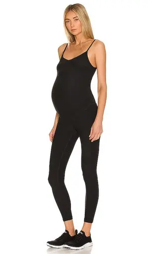 Beyond Yoga Spacedye Uplift Maternity Jumpsuit - Darkest Night