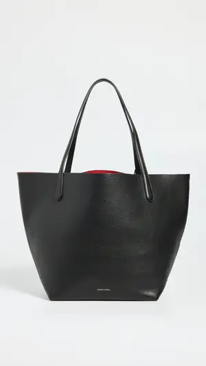 MANSUR GAVRIEL Everyday Soft Tote - Black/flamma