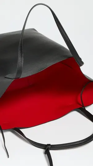 MANSUR GAVRIEL Everyday Soft Tote - Black/flamma