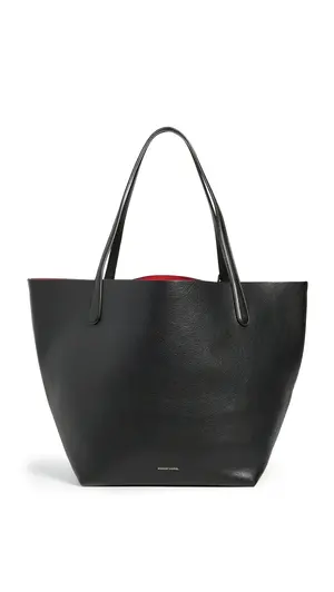 MANSUR GAVRIEL Everyday Soft Tote - Black/flamma