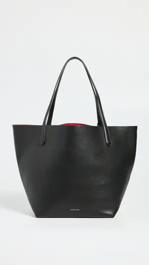 MANSUR GAVRIEL Everyday Soft Tote - Black/flamma