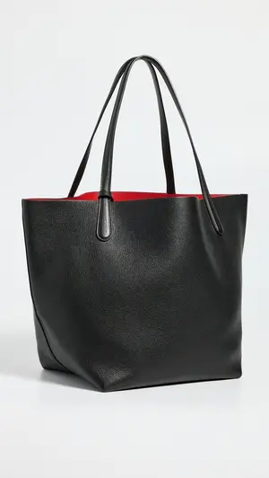 MANSUR GAVRIEL Everyday Soft Tote - Black/flamma