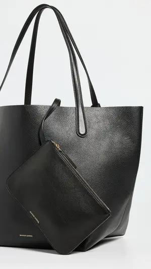 MANSUR GAVRIEL Everyday Soft Tote - Black/flamma