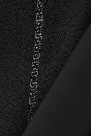 MAXIMILIAN Paneled Stretch-scuba Skinny Pants