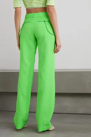 Jacquemus Meloia Paneled Straight-leg Pants