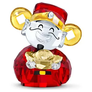 SWAROVSKI Asian Symbols Cute God Of Wealth - Red