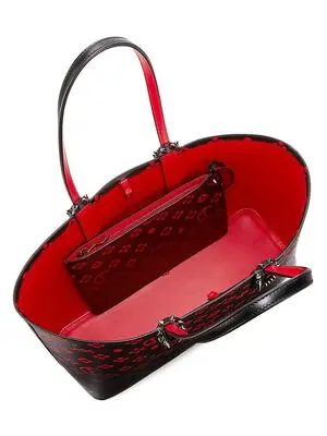 CHRISTIAN LOUBOUTIN Women's Small Cabata Ombré Print Tote - Black - Black