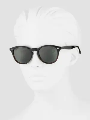 Oliver Spencer Desmon 50mm Pantos Sunglasses - Black