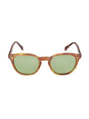 Oliver Spencer Desmon 50mm Pantos Sunglasses Semi Matte