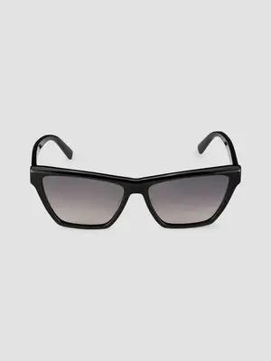 Saint Laurent 58mm Oversized Cat-eye Sunglasses - Black