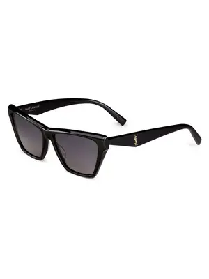 Saint Laurent 58mm Oversized Cat-eye Sunglasses