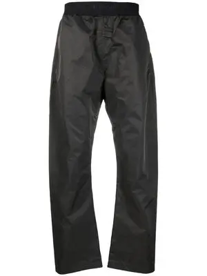 Fear Of God Logo Straight-leg Track Pants - Grey