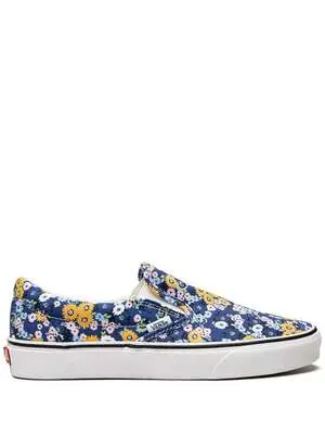 VANS Classic Slip-on Floral Sneakers - Blue