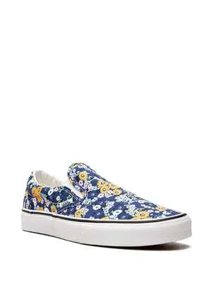 VANS Classic Slip-on Floral Sneakers - Blue