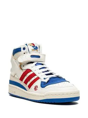 Adidas X Eric Emanuel Forum 84 High Midnight Madness/kansas Jayhawks Sneakers - Blue