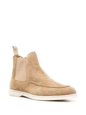 SCAROSSO Eugenia Chelsea Boots - Neutrals