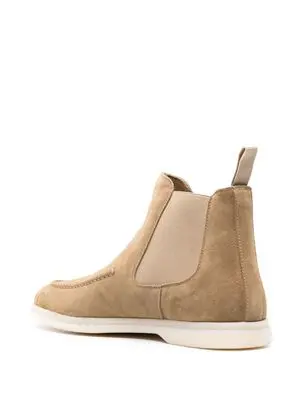 SCAROSSO Eugenia Chelsea Boots - Neutrals