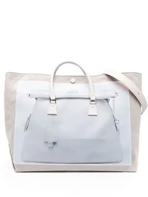 MAISON MARGIELA 5ac Trompe-l'oeil Tote - Grey