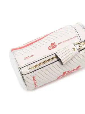ANYA HINDMARCH Diet Coke Capra Coin Purse In Optic - White