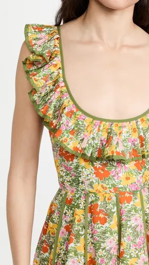 ALEMAIS Cabana Midi Apron Dress
