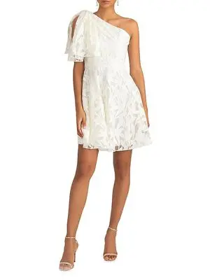 Shoshanna Leighton One-shoulder Minidress