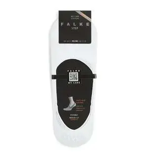 Falke Step Medium-cut Invisible Socks - White