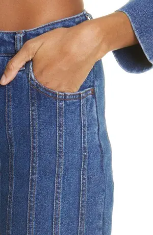 Paloma Wool Valentin Seamed Straight Leg Jeans