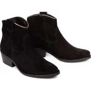 Penelope Chilvers Cassidy Suede Cowboy Boots - Black