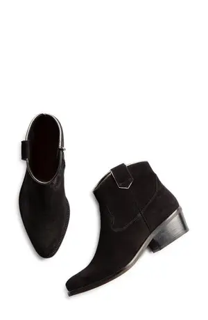 Penelope Chilvers Cassidy Suede Cowboy Boots - Black