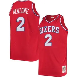 Mitchell & Ness Moses Malone Philadelphia 76ers 1982/83 Hardwood Classics Swingman Jersey