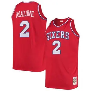 Mitchell & Ness Moses Malone Philadelphia 76ers 1982/83 Hardwood Classics Swingman Jersey