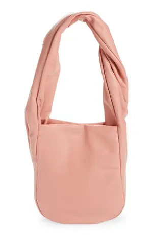 REE PROJECTS Medium Helene Soft Twist Leather Shoulder Bag - Peach