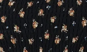 Maje Floral Smocked Top